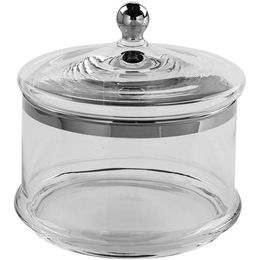 Vorratsglas Fink "Platinum" Lebensmittelaufbewahrungsbehälter Gr. H: 19,50 cm, farblos (klar) Vorratsgläser