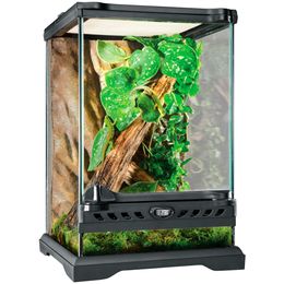 EXO TERRA Terrarium "Nano" Vivarien Gr. B/H/T: 20 cm x 30 cm x 20 cm, schwarz Terrarien