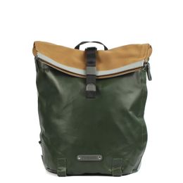 Laptoprucksack 7CLOUDS "Dwars 7.4" Gr. B/H/T: 28 cm x 37 cm x 11 cm, grün (grün, grau, khaki) Rucksäcke Taschen