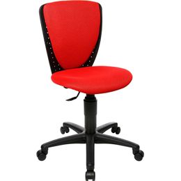 Bürostuhl Topstar "High S'cool" Stühle rot (rot, schwarz) Drehstühle