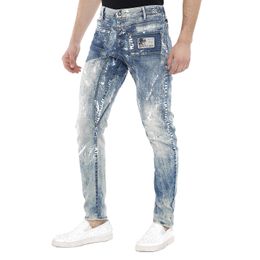 Cipo & Baxx Bequeme Jeans CIPO & BAXX Gr. 30, Länge 34, blau Herren Jeans