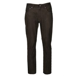 Lederhose JCC "Phill" Gr. 46, Normalgrößen, braun (brown) Herren Hosen