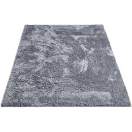 Hochflor-Teppich ANDIAMO "Posada" Teppiche Gr. B/L: 160 cm x 230 cm, 32 mm, 1 St., silberfarben Esszimmerteppiche