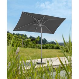 Marktschirm Schneider Schirme "Porto" Standschirme grau (anthrazit) Sonnenschirme