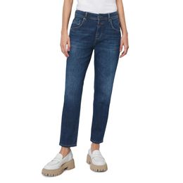 Marc O'Polo Boyfriend-Jeans MARC O'POLO "mit zwei Knöpfen vorne" Gr. 28 32, Länge 32, blau Damen Jeans