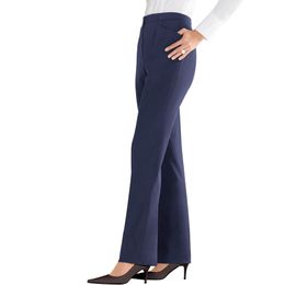 Bügelfaltenhose COME ON Gr. 48, Normalgrößen, blau (marine) Damen Hosen Bügelfaltenhosen