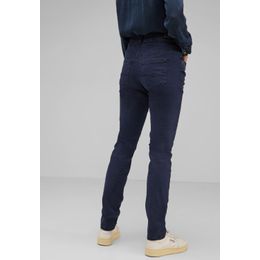 Comfort-fit-Jeans Street One Gr. 24, Länge 30, blau (deep indigo wash) Damen Jeans High-Waist-Jeans