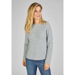 Strickpullover Rabe "Rabe Pullover" Gr. 42, grau Damen Pullover Rollkragenpullover