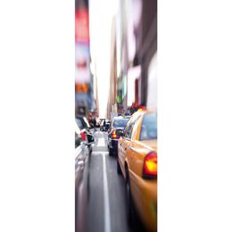 ARCHITECTS PAPER Fototapete "Rush Hour" Tapeten Gr. B/L: 1 m x 2,8 m, gelb (gelb, grau) Fototapeten Auto