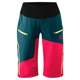 Radhose Gonso "LOMASO" Gr. 40, Normalgrößen, pink (neonpink) Damen Hosen Sporthosen