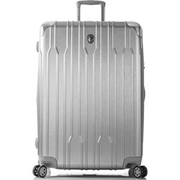 Hartschalen-Trolley Heys "Xtrak, 76 cm" Gr. B/H/T: 53 cm x 76 cm x 30 cm 127 l, silberfarben (silver) Koffer Hartschalenkoffer