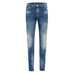 Cipo & Baxx Bequeme Jeans CIPO & BAXX Gr. 36, Länge 34, blau Herren Jeans