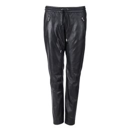 Lederhose JCC "3102153" Gr. 36, Normalgrößen, schwarz (black) Damen Hosen Lederhosen