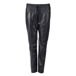 Lederhose JCC "3102153" Gr. 38, Normalgrößen, schwarz (black) Damen Hosen