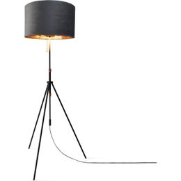 Stehlampe Paco Home "Naomi uni Color" Lampen Gr. Höhe: 176,5 cm, schwarz Standleuchten