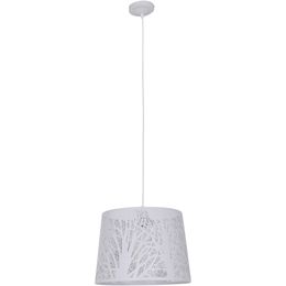 Näve Pendelleuchte NÄVE "White Wood" Lampen Gr. Ø 35,00 cm Höhe: 110,00 cm, weiß Pendelleuchten und Hängeleuchten