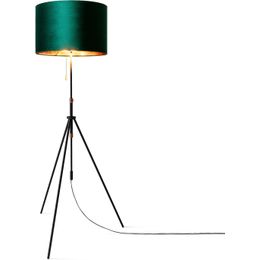 Stehlampe Paco Home "Naomi uni Color" Lampen Gr. Höhe: 176,5 cm, schwarz Standleuchten