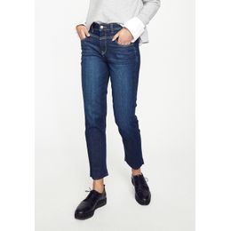 7/8-Jeans FIVE FELLAS "EMILIE" Gr. 28, Länge 26, blau (blau 513, 12m) Damen Jeans Ankle 7/8