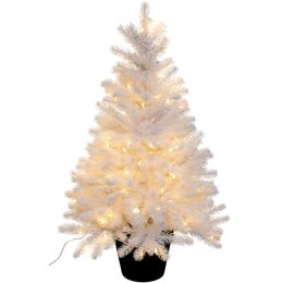 Künstlicher Weihnachtsbaum CREATIV LIGHT "Weihnachtsdeko, künstlicher Christbaum, Tannenbaum" Weihnachtsbäume Gr. Höhe: 90 cm bis, weiß Kunstweihnachtsbäume Künstliche Weihnachtsbäume