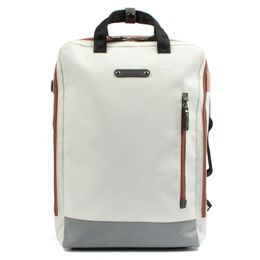 Laptoprucksack 7CLOUDS "Agal 7.2 M" Gr. B/H/T: 30 cm x 40 cm x 13 cm, rosa (weiß, grau, lachs) Rucksäcke Taschen
