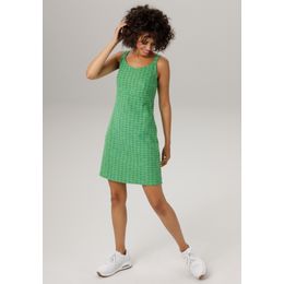 Minikleid Aniston CASUAL Gr. 34, N-Gr, grün (hellgrün, smaragd) Damen Kleider Sommerkleid Minikleid Minikleider