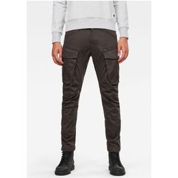 Cargohose G-Star Raw "Rovic Zip 3D Tapered Pant" Gr. 33, Länge 32, schwarz Herren Hosen Cargohosen