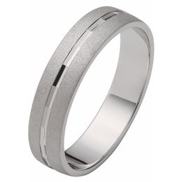 Trauring Firetti "Schmuck Geschenk Hochzeit Ehering "LIEBE"" Fingerringe Gr. 18, ohne Zirkonia, Silber 925 (Sterlingsilber), 5 mm, silberfarben Trauringe