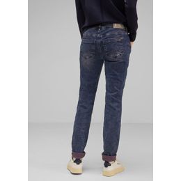 Comfort-fit-Jeans Street One Gr. 26, Länge 30, bunt (indigo lilac overdyed) Damen Jeans