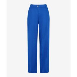 Culotte Brax "Style MAINE" Gr. 36K (18), Kurzgrößen, blau (dunkelblau) Damen Hosen Culottes Hosenröcke