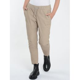 Lederhose Maze "42021127" Gr. S, US-Größen, beige (greige) Damen Hosen