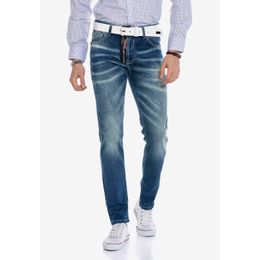 Cipo & Baxx Bequeme Jeans CIPO & BAXX Gr. 29, Länge 32, blau Herren Jeans