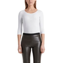 Langarmshirt Marc Cain ""Collection Essential" Premium Damenmode" Gr. 3 (38), weiß (white) Damen Shirts Jersey