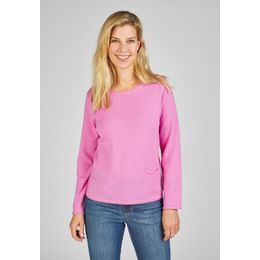 Strickpullover Rabe "Rabe Kaschmirpullover" Gr. 46, rosa Damen Pullover