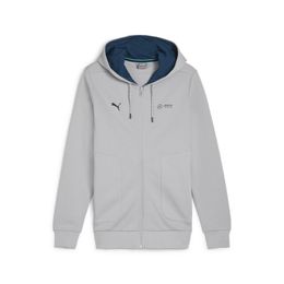 Sweatjacke Puma "Mercedes-AMG Petronas Motorsport Kapuzen-Joggingjacke Herren" Gr. XS, grau (team silver gray) Herren Sweatjacken Sweatshirts