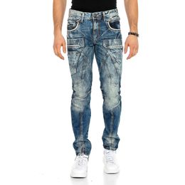 Cipo & Baxx Bequeme Jeans CIPO & BAXX Gr. 30, Länge 34, blau Herren Jeans