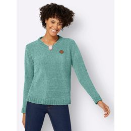 Strickpullover Casual Looks "Pullover" Gr. 46, grün (salbei) Damen Pullover