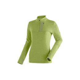 Funktionsshirt Maier Sports "Skutvik HZ W" Gr. 40, grün (maigrün) Damen Shirts Funktionsshirts