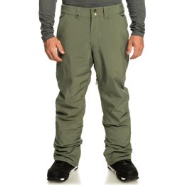 Snowboardhose Quiksilver "Estate" Gr. L, US-Größen, grün (laurel wreath) Herren Hosen Snowboardhosen