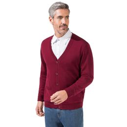 Strickjacke Marco Donati Gr. 60/62, rot (bordeau) Herren Strickjacken