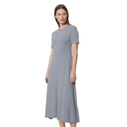 Marc O'Polo Jerseykleid MARC O'POLO "aus OCS Blended TENCEL™ Modal" Gr. XL, Normalgrößen, blau Damen Kleider Freizeitkleider