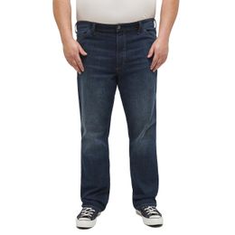 Straight-Jeans Mustang "Style Tramper" Gr. 44, Länge 32, blau (5000, 881 blau) Herren Jeans Straight Fit