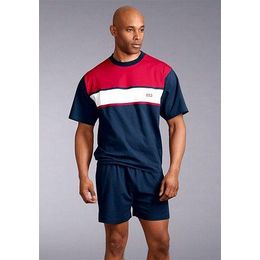 H.I.S. Shorty H.I.S Gr. 56/58, weiß (marine, rot, weiß) Herren Homewear-Sets Pyjamas