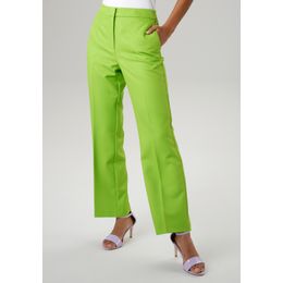 Anzughose Aniston SELECTED Gr. 38, N-Gr, grün (apfelgrün) Damen Hosen Stoffhosen Bestseller