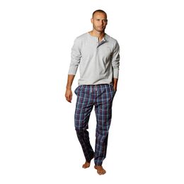Pyjama s.Oliver Gr. 48/50, grau (grau, meliert) Herren Homewear-Sets Pyjamas