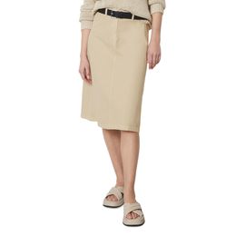 Marc O'Polo Webrock MARC O'POLO "aus Organic-Cotton-Leinen-Mix" Gr. 32, beige Damen Röcke