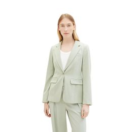 Blusenblazer Tom Tailor Gr. 40, grün (desert green) Damen Blazer Blusenjacken