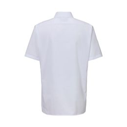 Kurzarmhemd OLYMP "Luxor Modern Fit" Gr. 41, N-Gr, weiß Herren Hemden Kurzarm