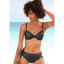 Bügel-Bikini Lascana Gr. 36, Cup B, schwarz Damen Bikini-Sets Ocean Blue