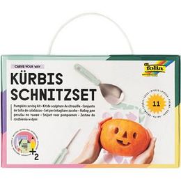 Folia Bastelwerkzeug Kürbisschnitz-Set mint