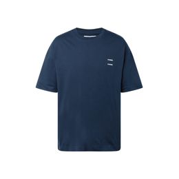 Sams&oslash;e & Sams&oslash;e Sams&oslash;e Sams&oslash;e T-Shirt 'JOEL' Herren Gr&ouml;&szlig;e S dunkelblau / wei&szlig;